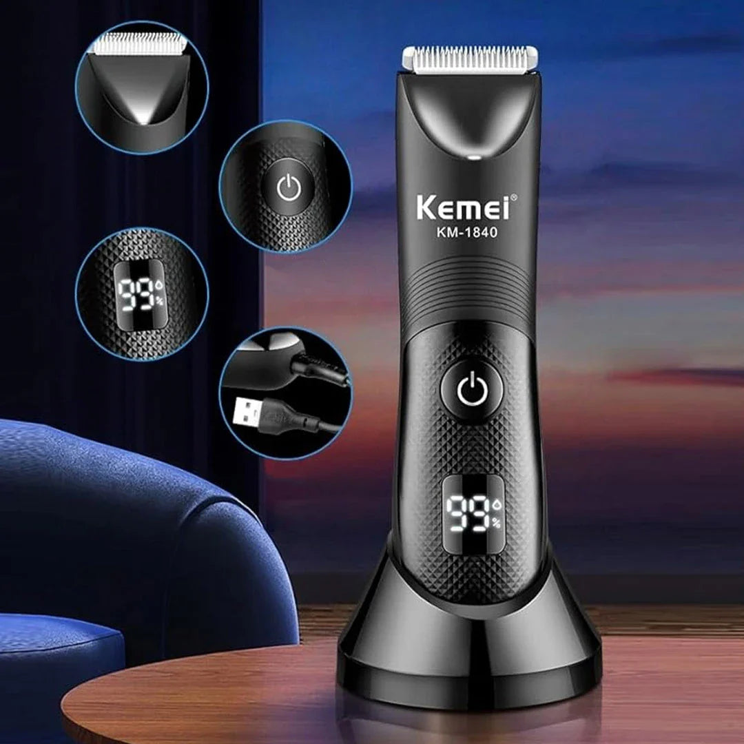 ماكينة حلاقة الجسم الاحترافية القابلة للشحن KM1840 من كيمي – GTEX KW